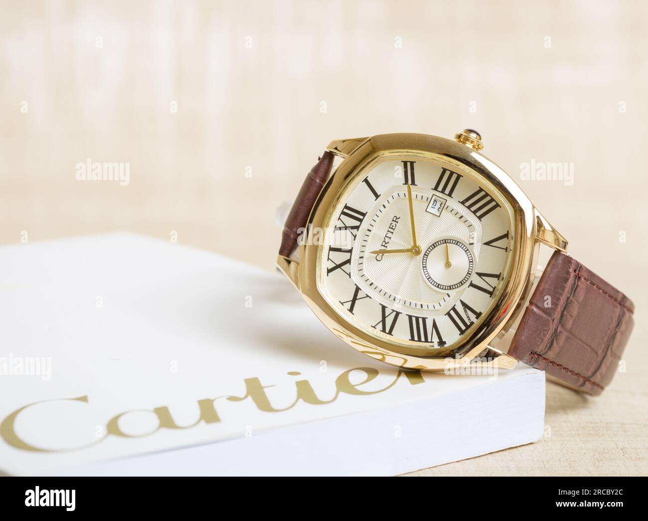 Hand Wrist Watch Time clock Designer classic stylish Stock Photo - Alamy