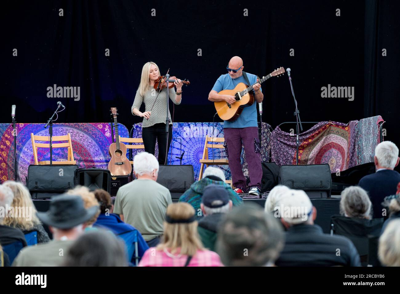 Lauren South, singer and songwriter playing live on stage at the 2023 ...