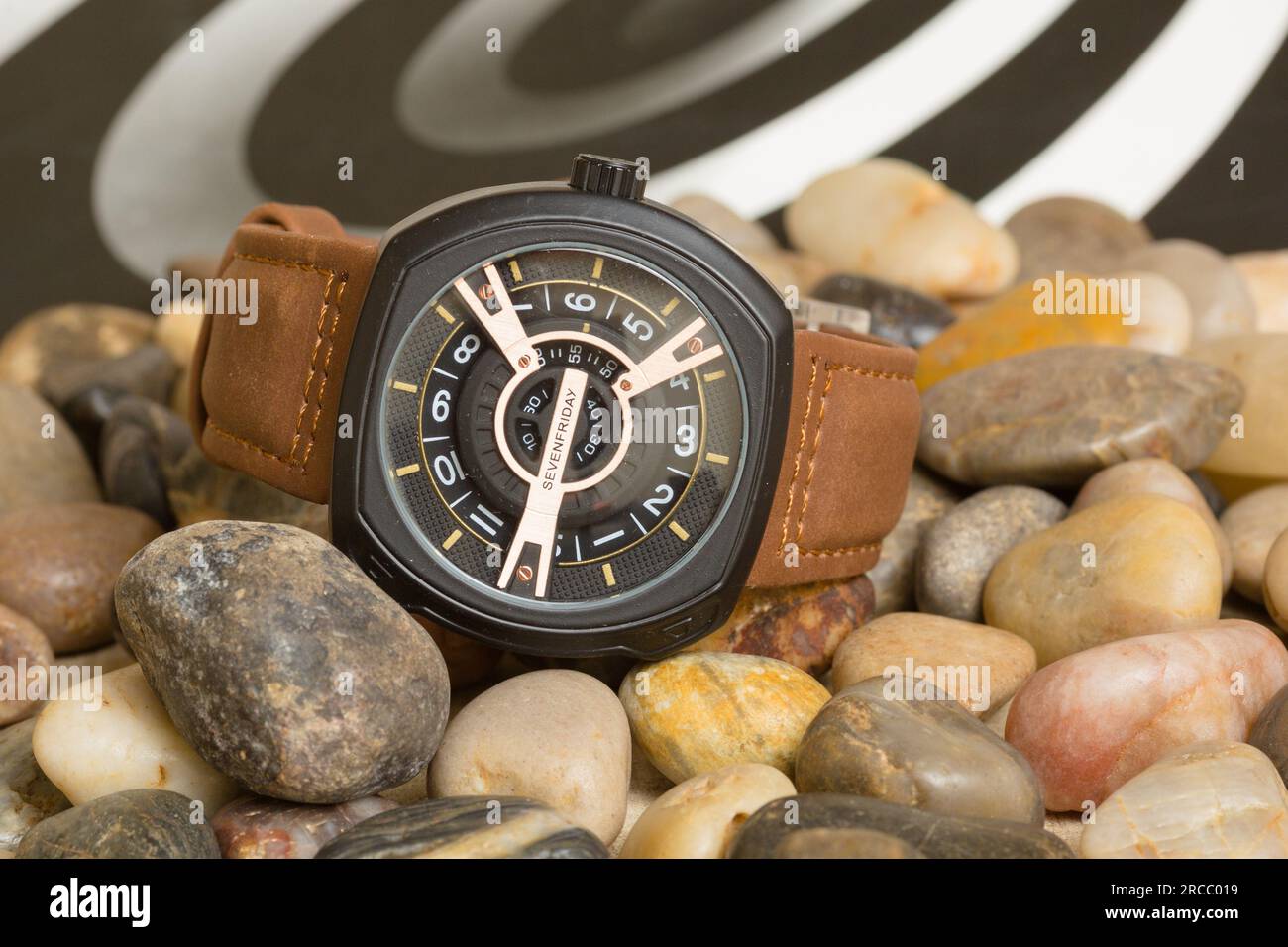 Hand Wrist Watch Time clock Designer classic stylish Stock Photo - Alamy