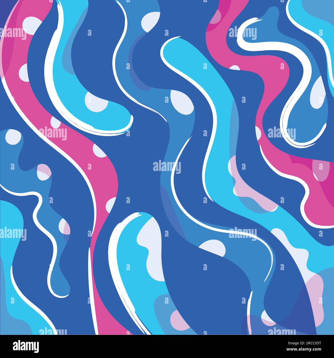 Vibrant colored hand drawn pattern background Vector Stock Vector Image ...