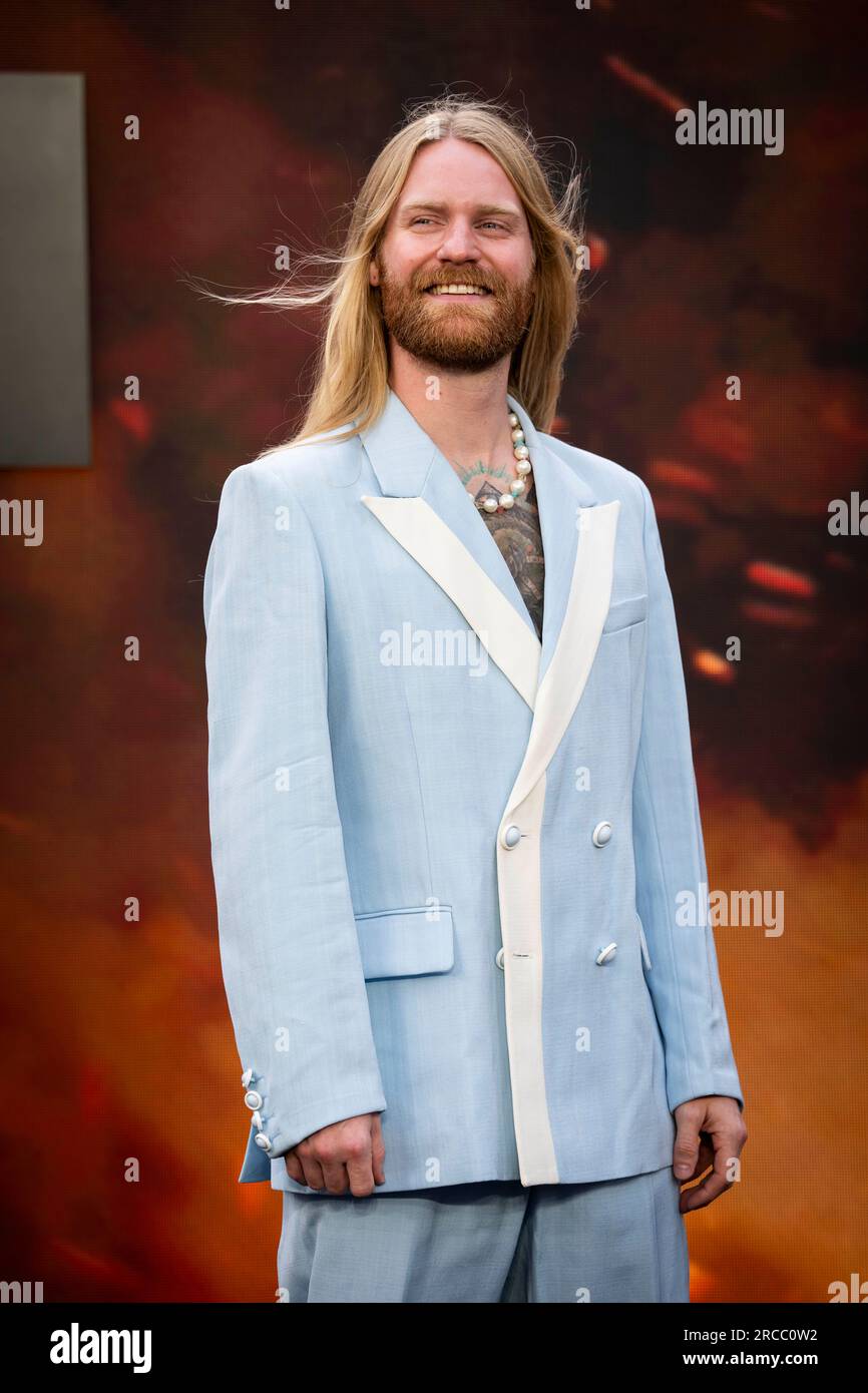 Sam Ryder poses for photographers upon arrival at the premiere of the ...