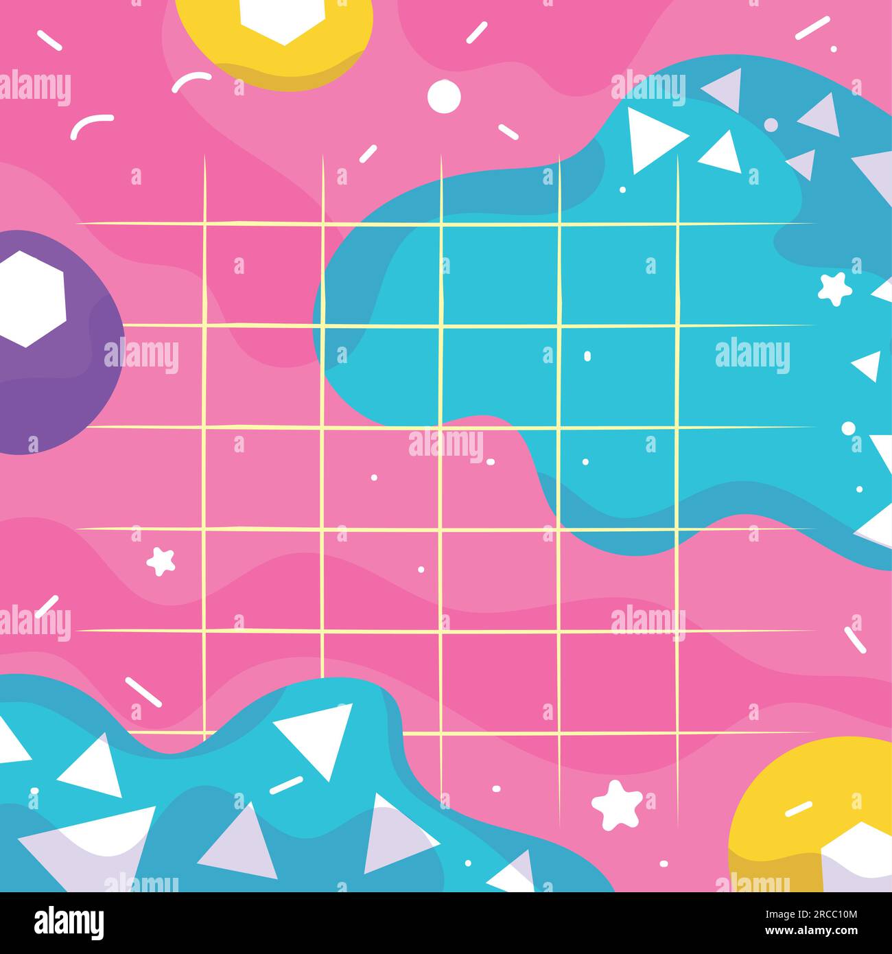 Colored empty retro and nostalgic background Vector Stock Vector Image ...