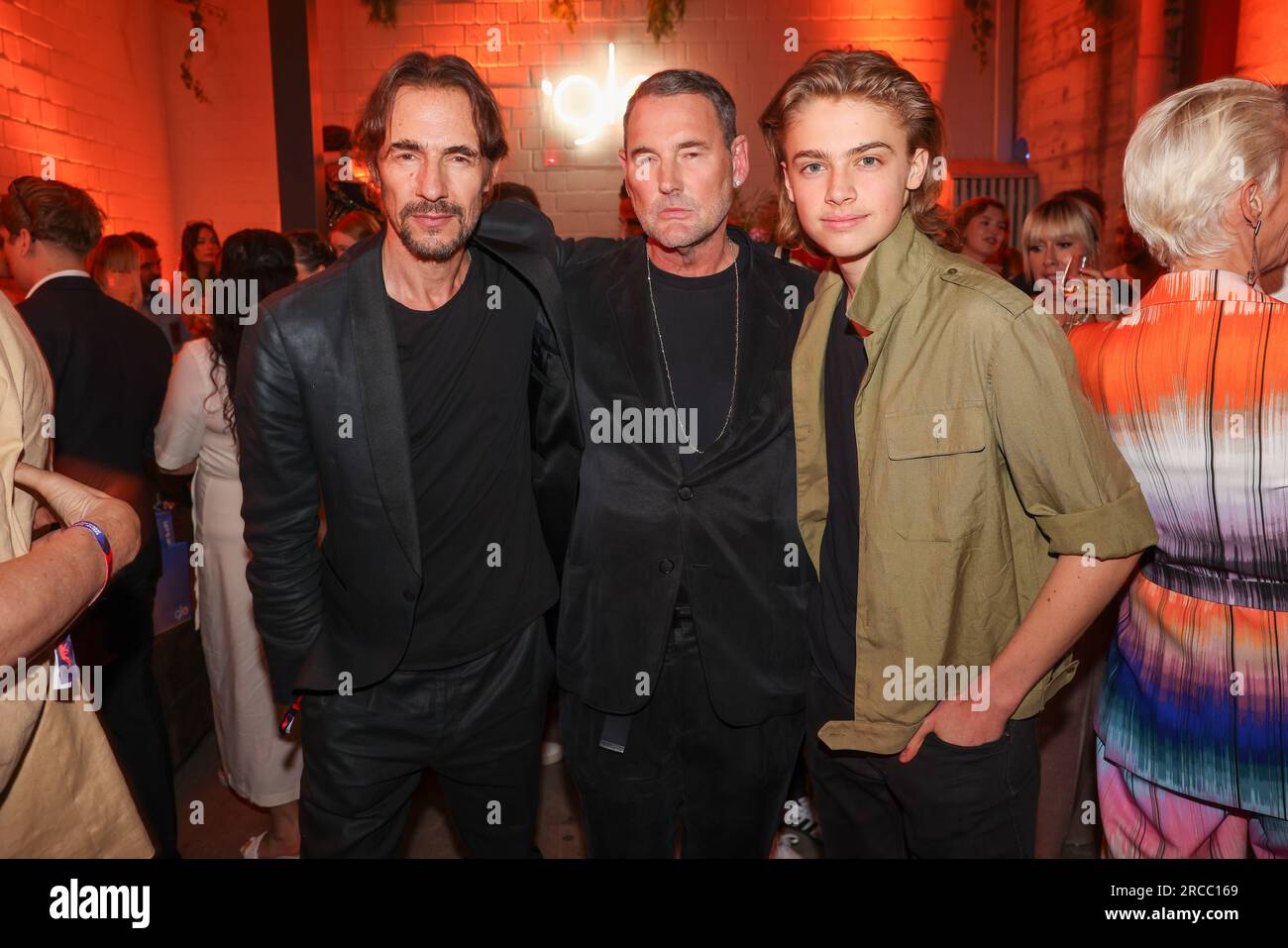 Berlin, Germany. 13th July, 2023. Thomas Hayo (l-r), Michael Michalsky ...