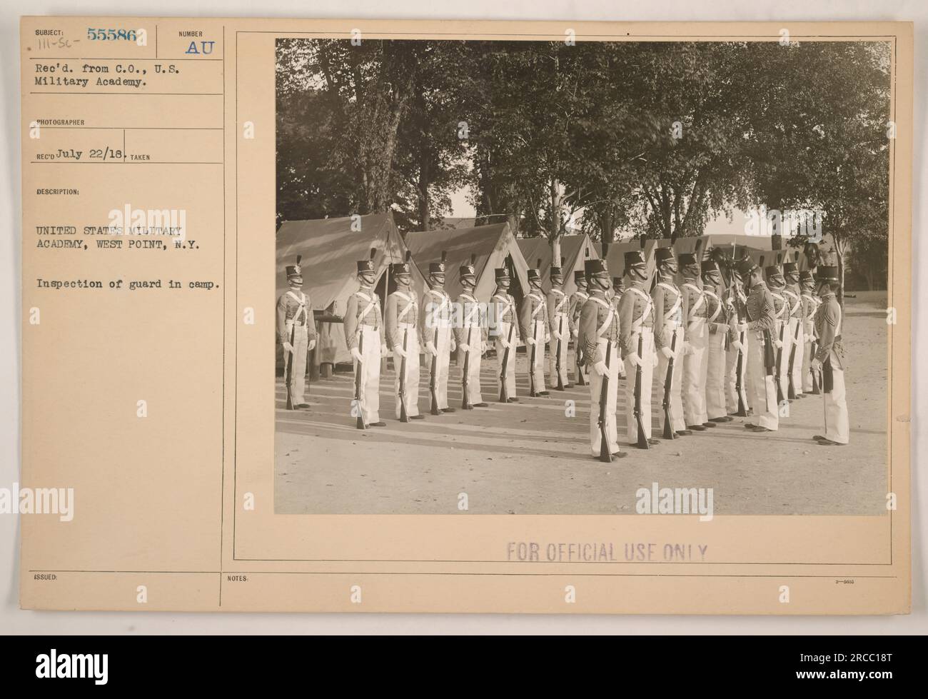 Image depicting an inspection of the guard at the United States ...