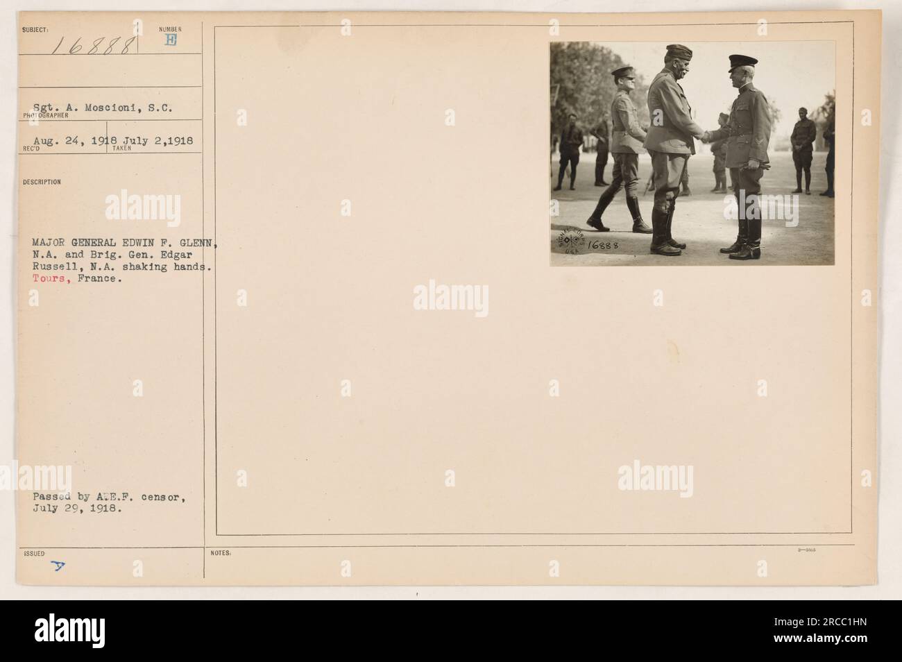 Major general edwin f glenn hi-res stock photography and images - Alamy