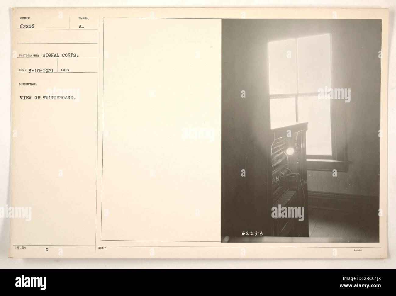 Image showing a close-up view of a switchboard used during World War ...