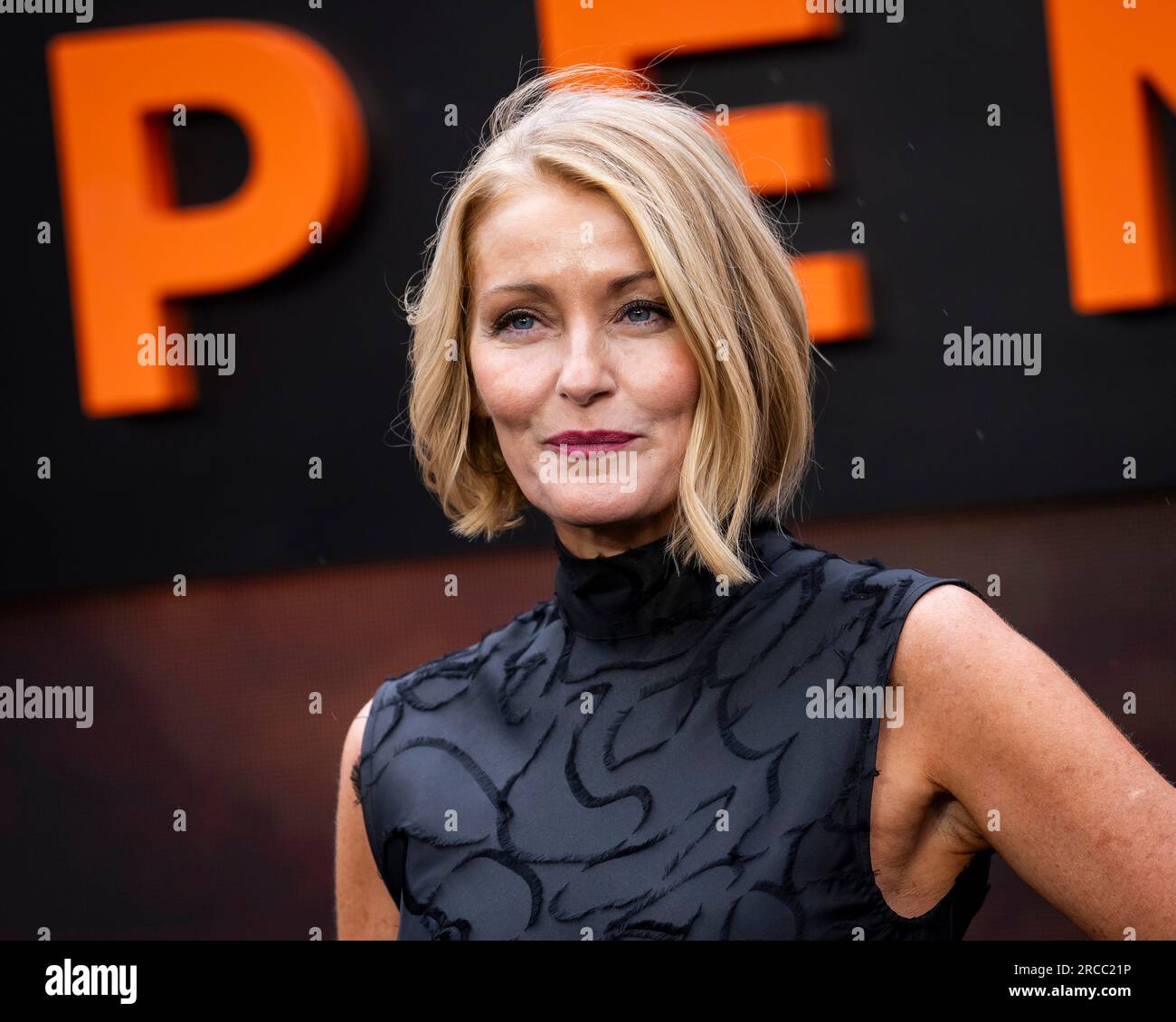 Louise Lombard poses for photographers upon arrival at the premiere of ...