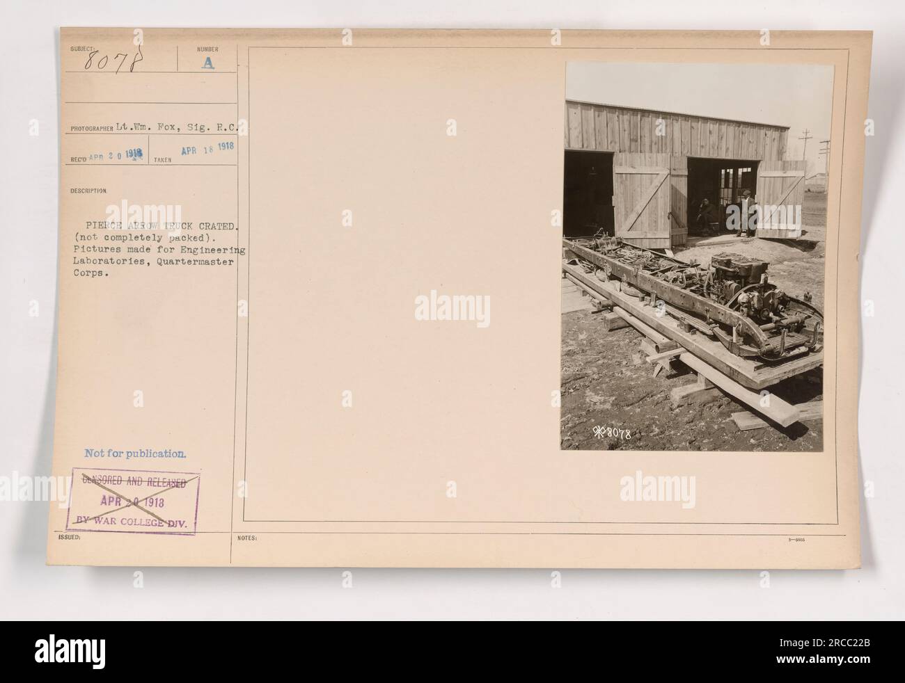 Ninger pierce arrow truck hi-res stock photography and images - Alamy