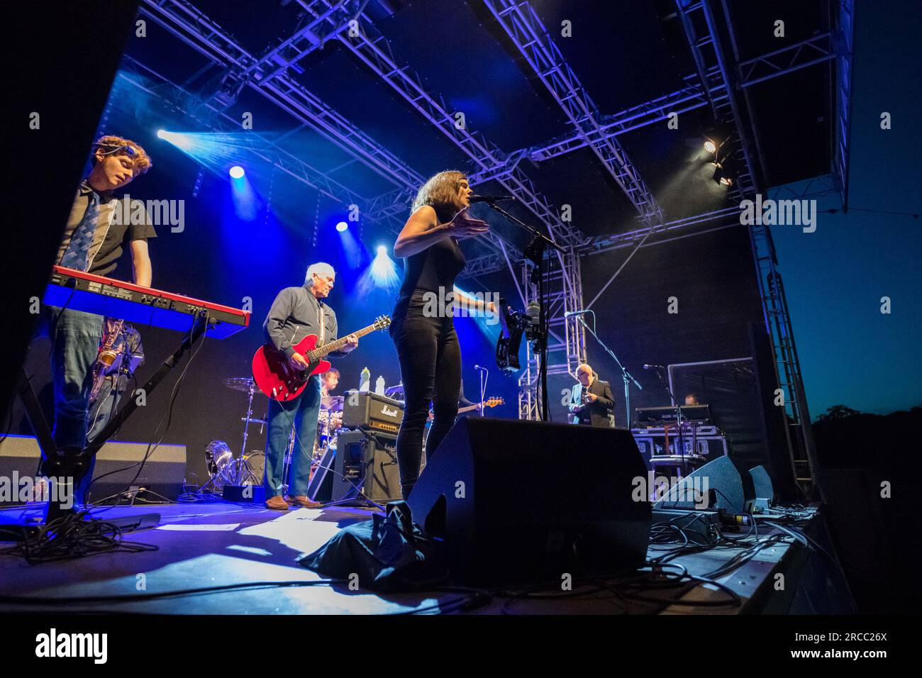 Nine Belox Zero playing live on stage at the 2023 GTSF music festival ...