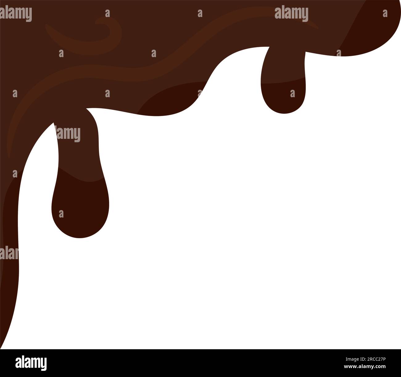 Isolated colored melted chocolate effect Vector Stock Vector Image ...