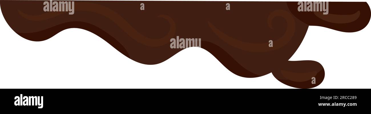 Isolated colored melted chocolate effect Vector Stock Vector Image ...