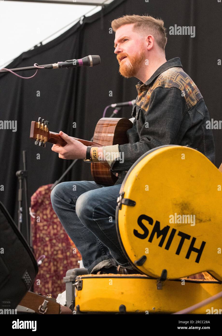 John Smith, guitarist and songwriter playing live on stage at the 2023 ...