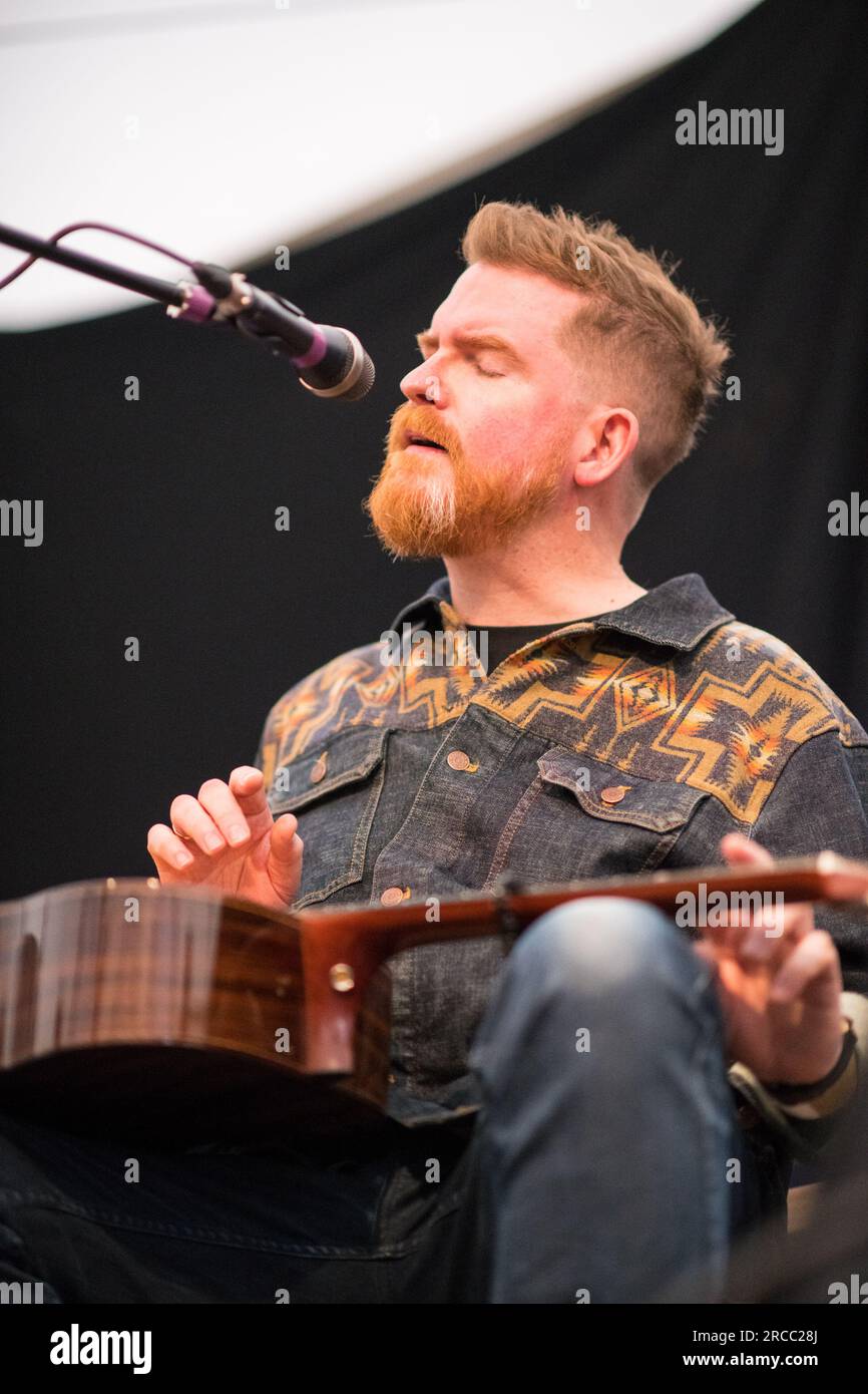 John Smith, guitarist and songwriter playing live on stage at the 2023 ...