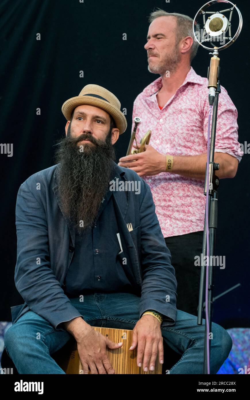 Track Dogs playing live on stage at the 2023 GTSF music festival ...