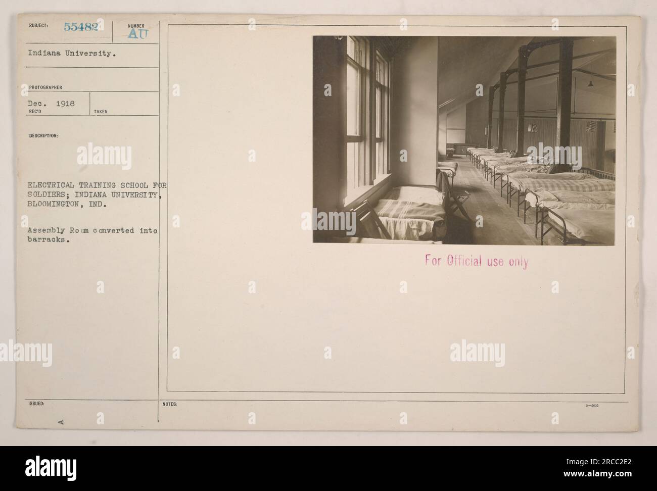 Indiana University's Assembly Room in Bloomington, Indiana was ...