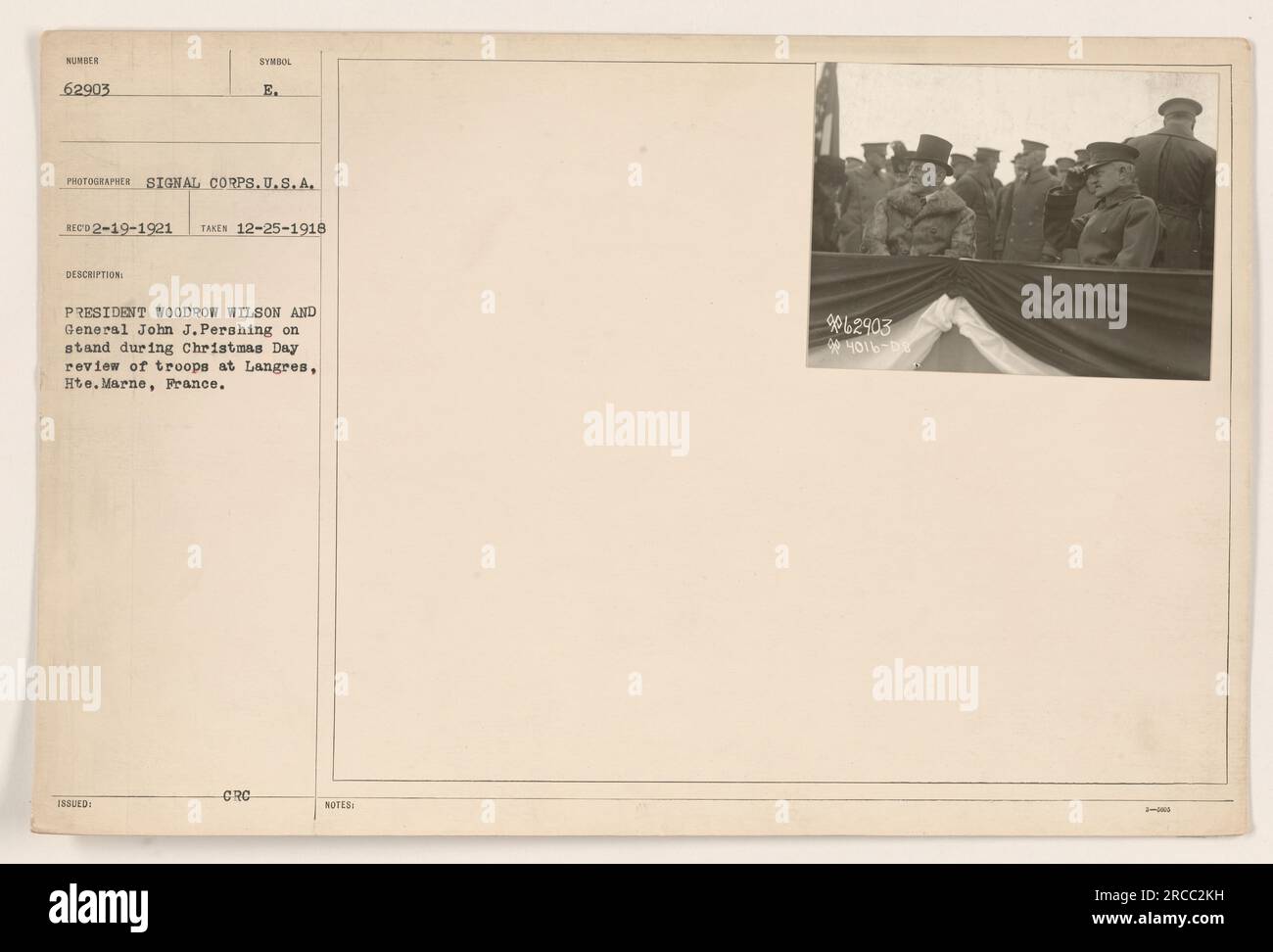American military presence during world war one hi-res stock ...