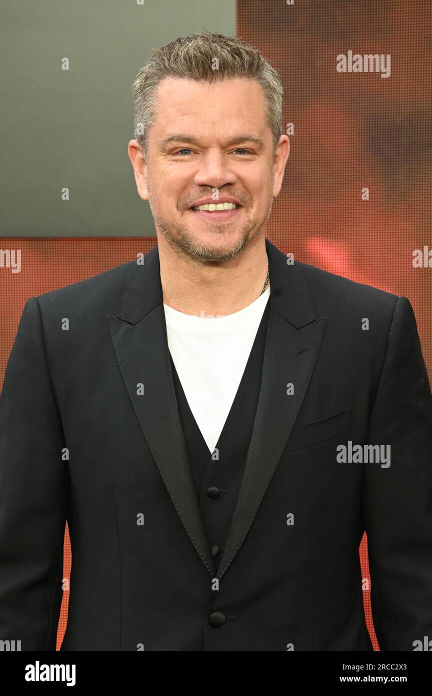 Oppenheimer 2023 matt damon cillian hi-res stock photography and images ...