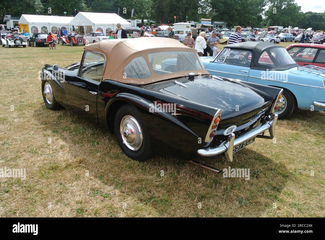 A 1962 Daimler SP250 parked on display at the 48th Historic Vehicle ...