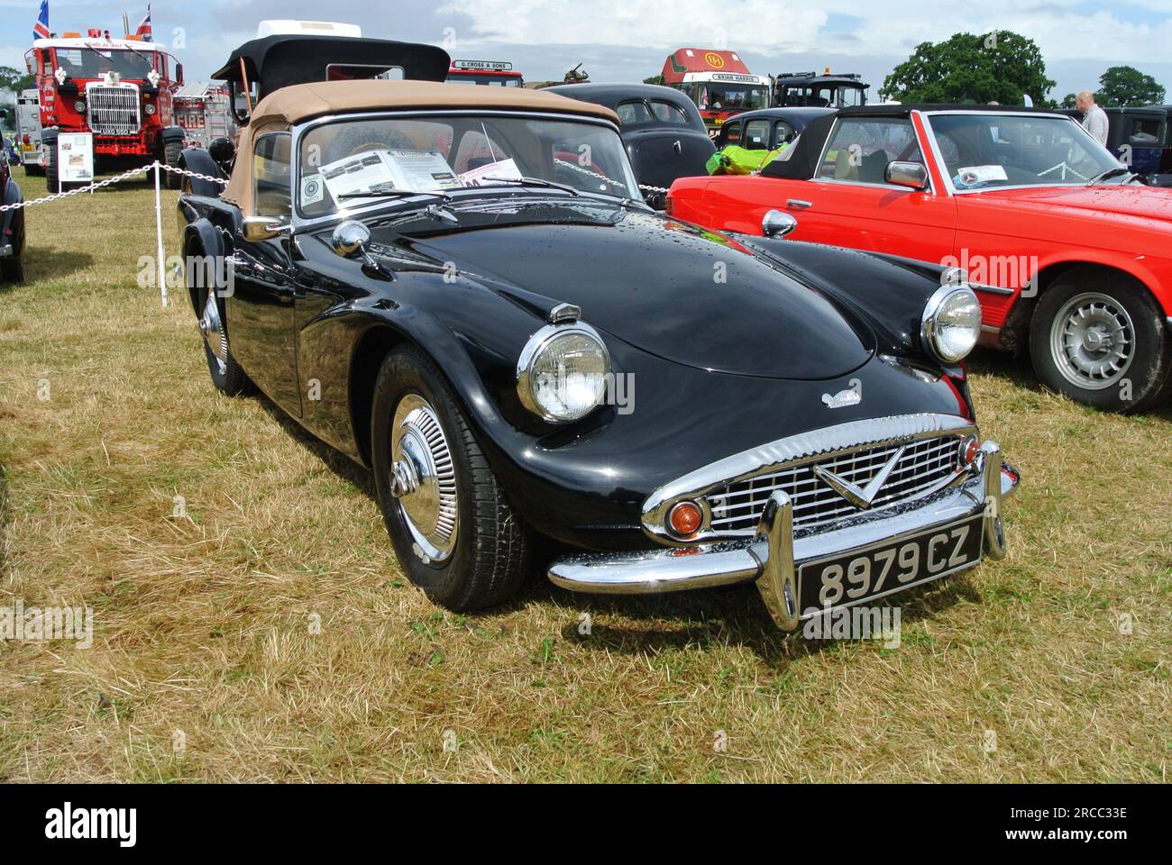 A 1962 Daimler SP250 parked on display at the 48th Historic Vehicle ...