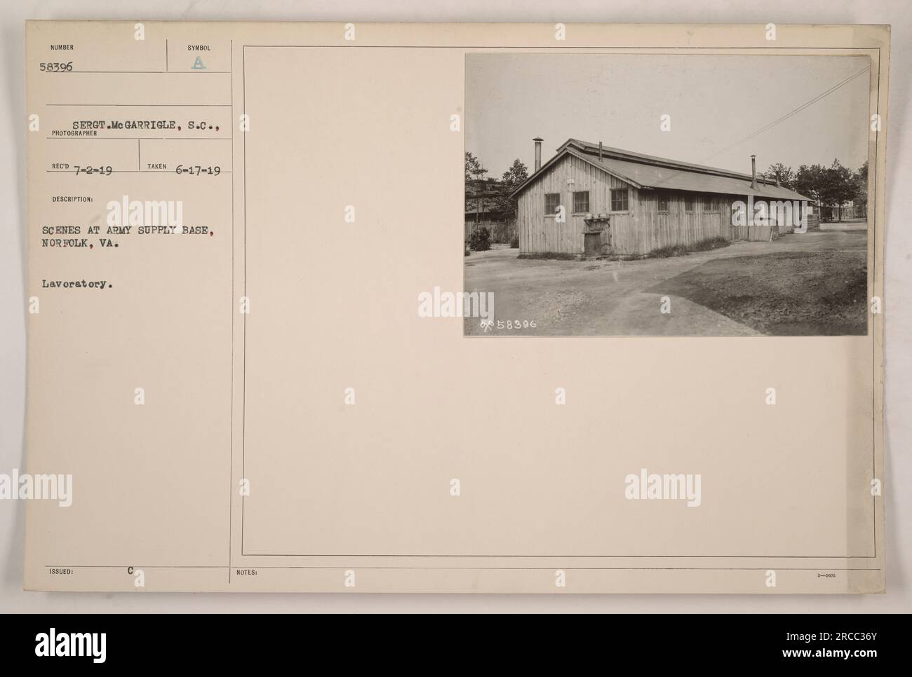 A photograph capturing scenes at the Army Supply Base in Norfolk, VA ...