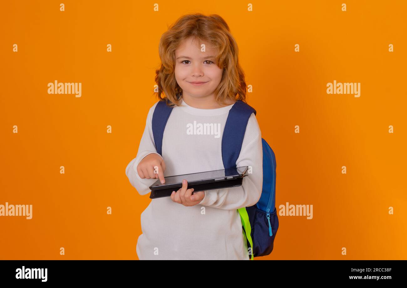 Children tablet globe hi-res stock photography and images - Alamy