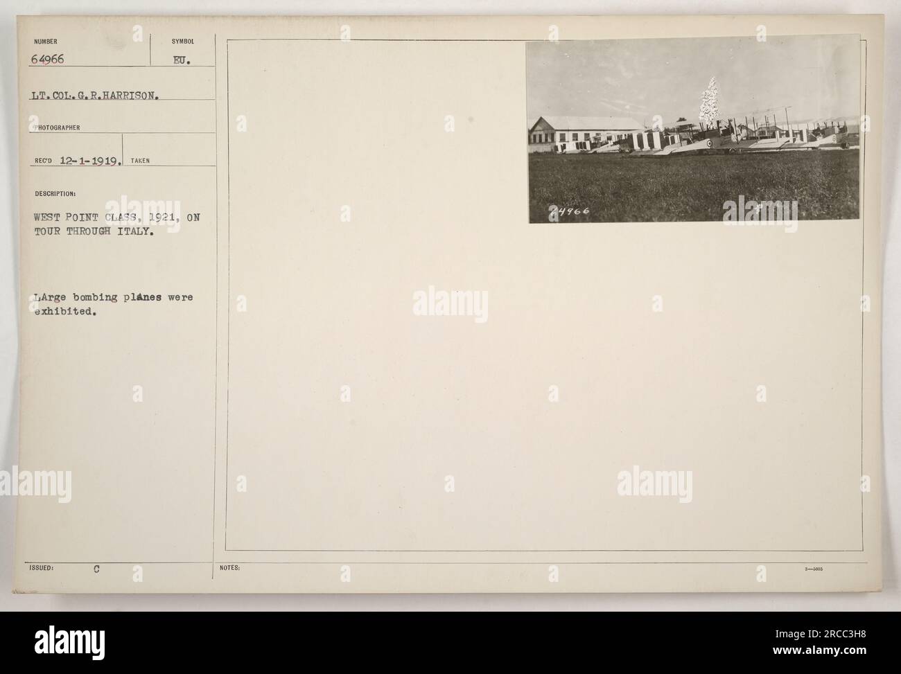 West Point Class of 1921 touring through Italy and visiting an ...