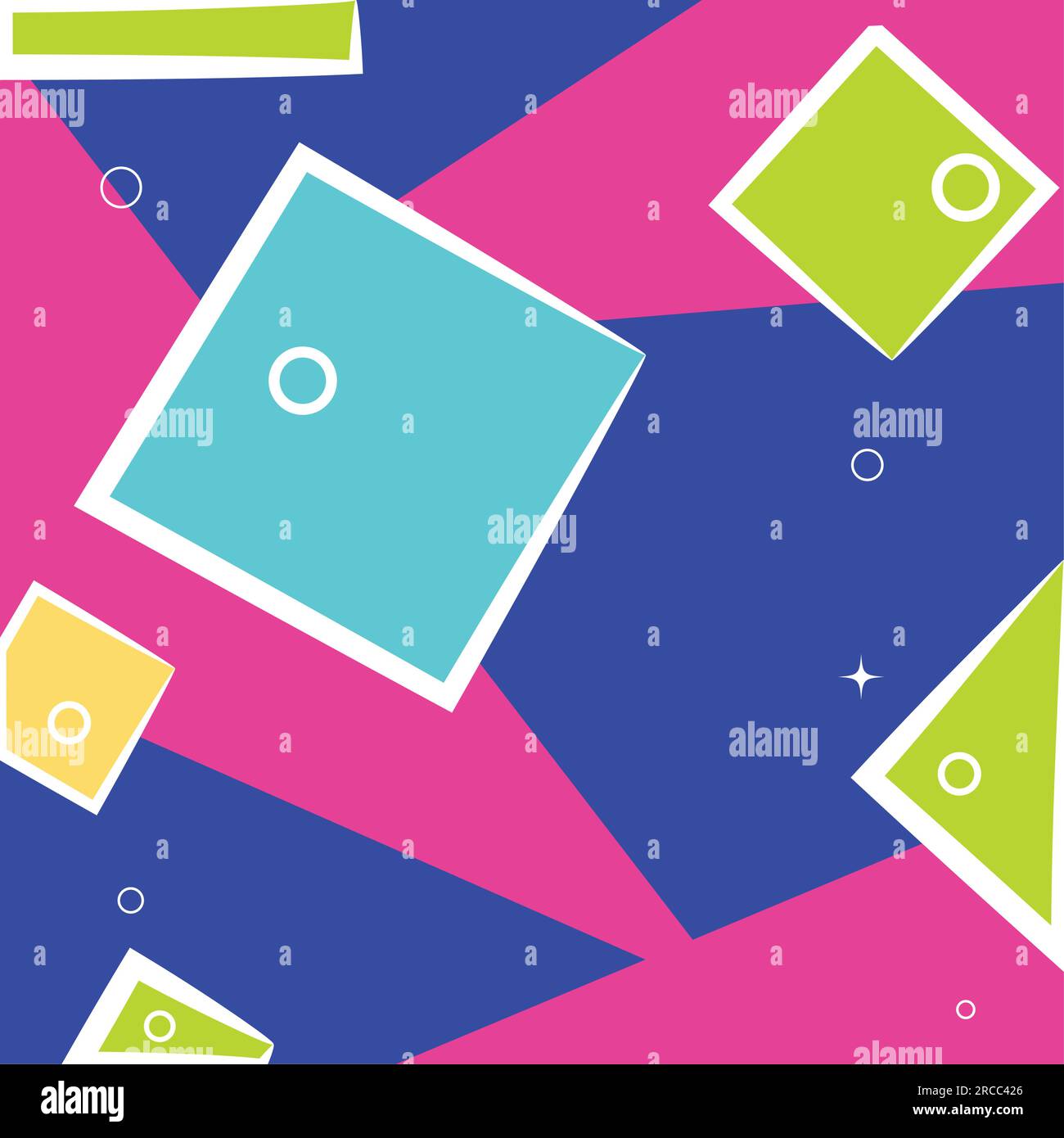 Colored vibrant retro nostalgic background Vector Stock Vector Image ...