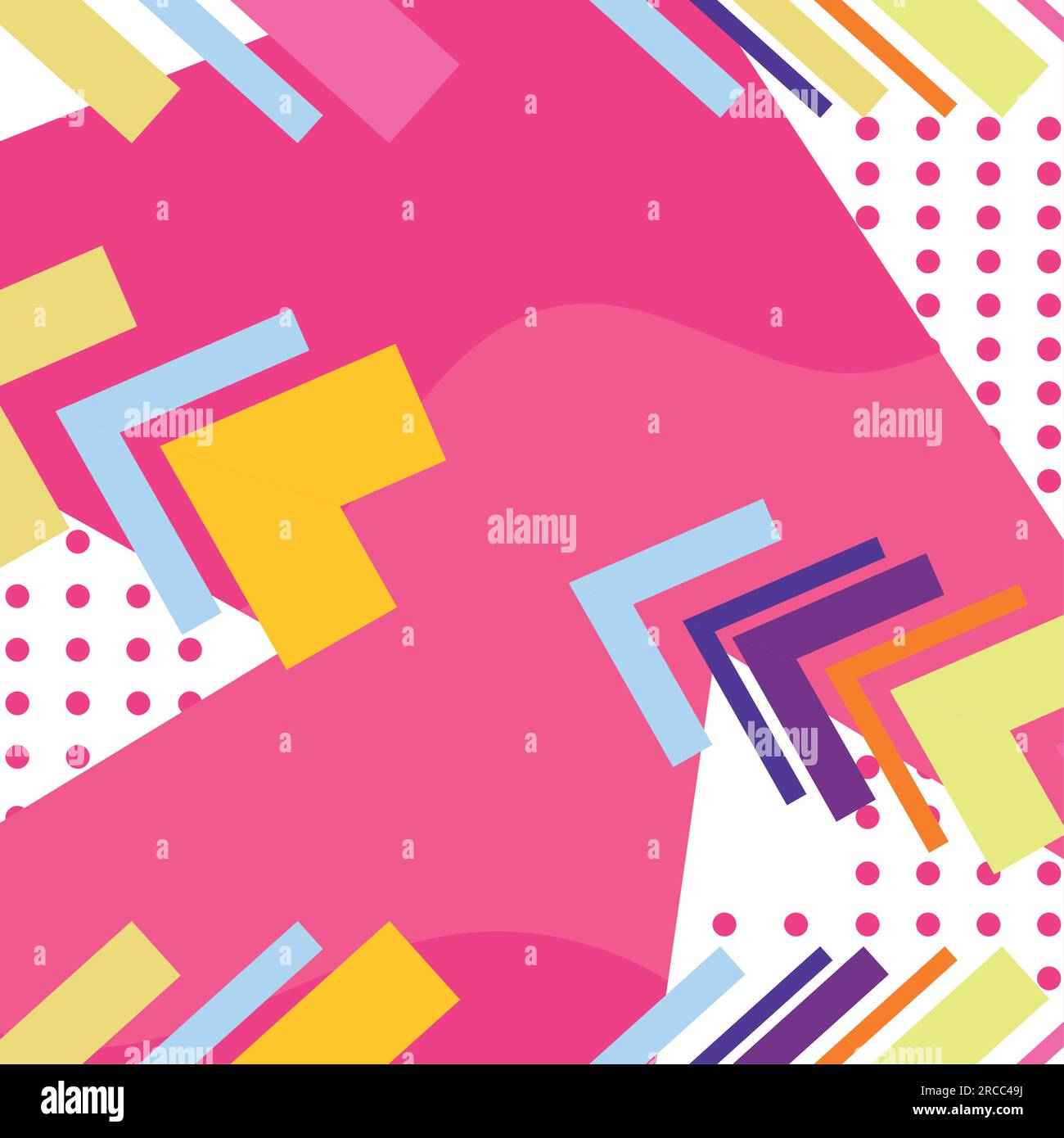 Colored vibrant retro nostalgic background Vector Stock Vector Image ...
