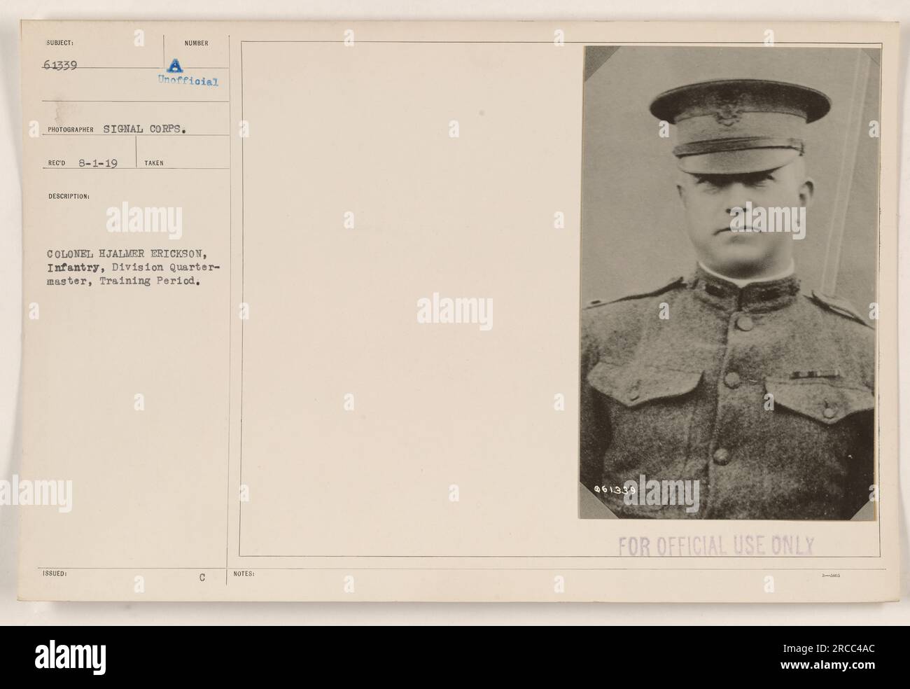 Colonel erickson hi-res stock photography and images - Alamy