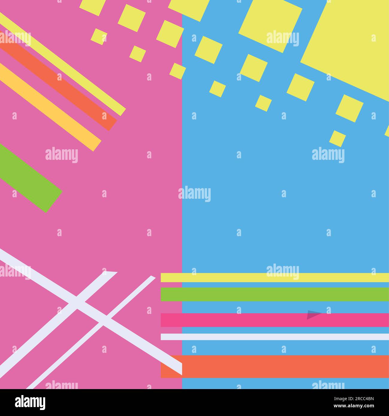 Colored vibrant retro nostalgic background Vector Stock Vector Image ...