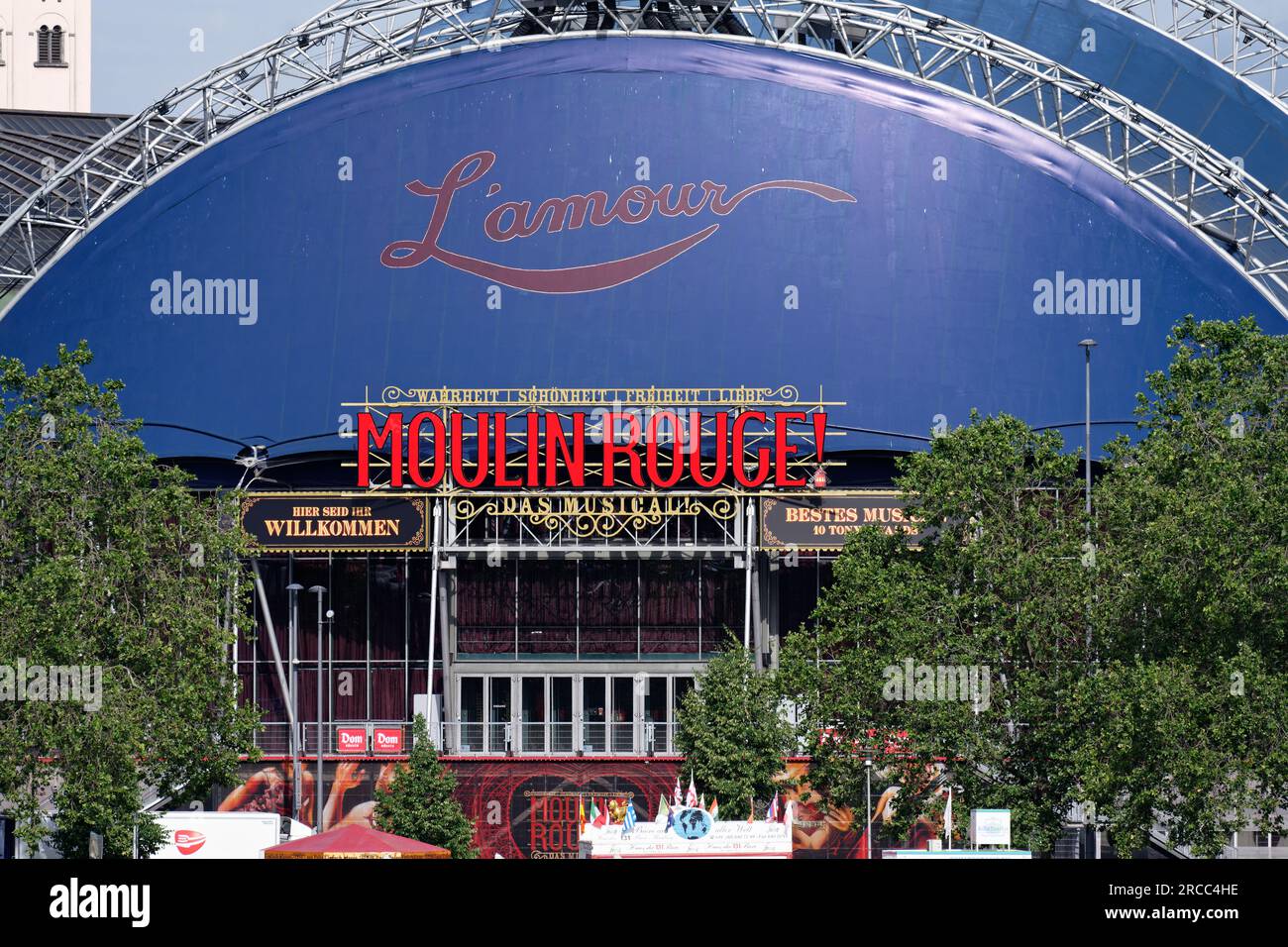 Cologne, Germany July 13 2023: the famous blue musical dome in the old ...