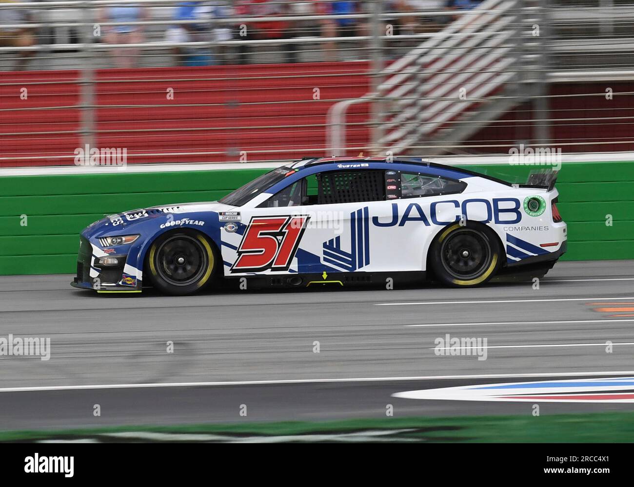 ATLANTA, GA - JULY 09: Cole Custer (#51 Rick Ware Racing Jacob ...