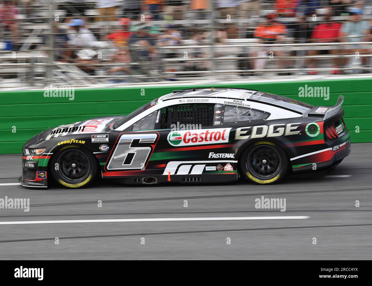 ATLANTA, GA - JULY 09: Brad Keselowski (#6 RFK Racing Castrol Edge Ford ...
