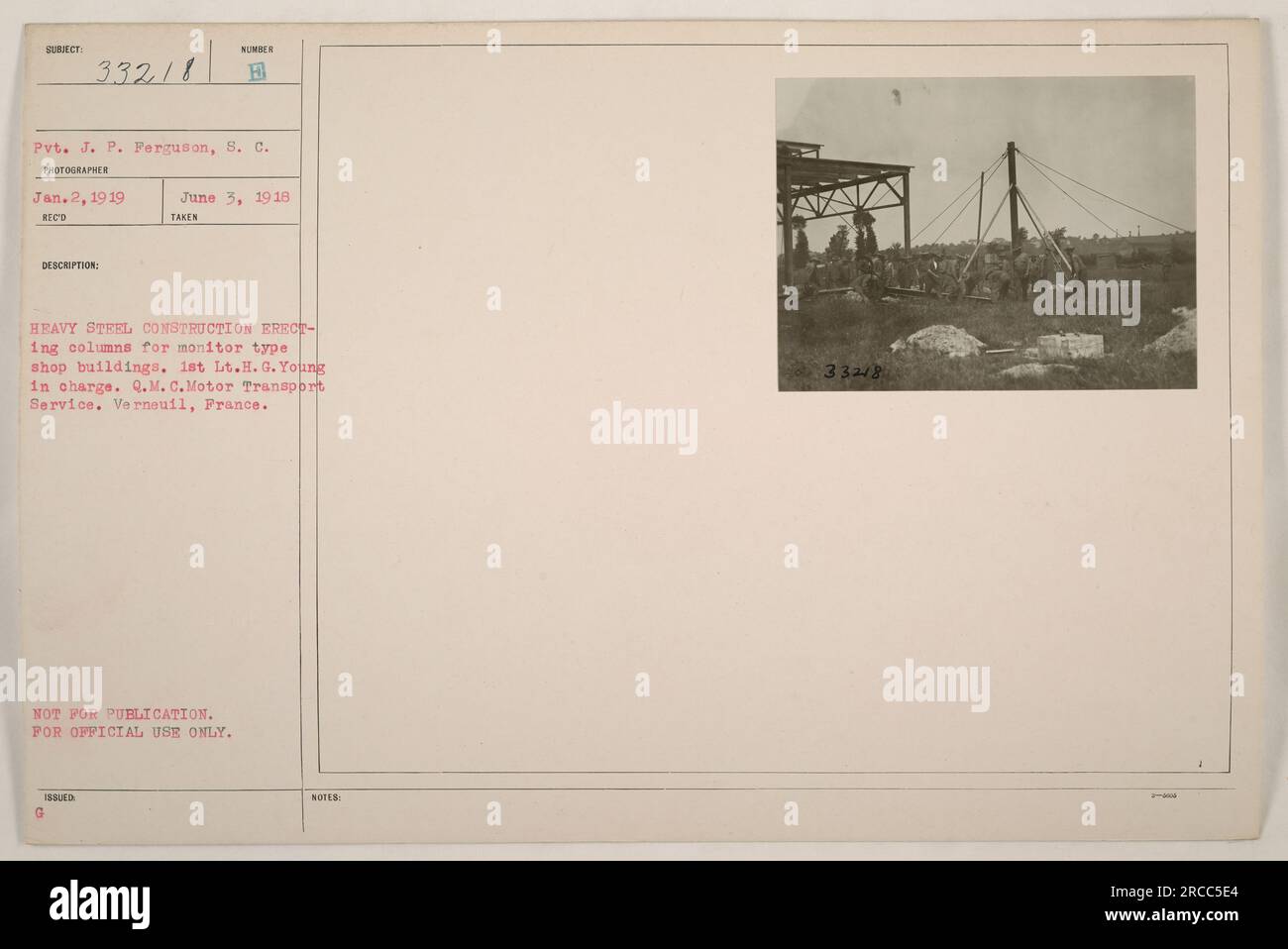 Pvt. J.P. Ferguson, from South Carolina, is photographed in Verneuil ...