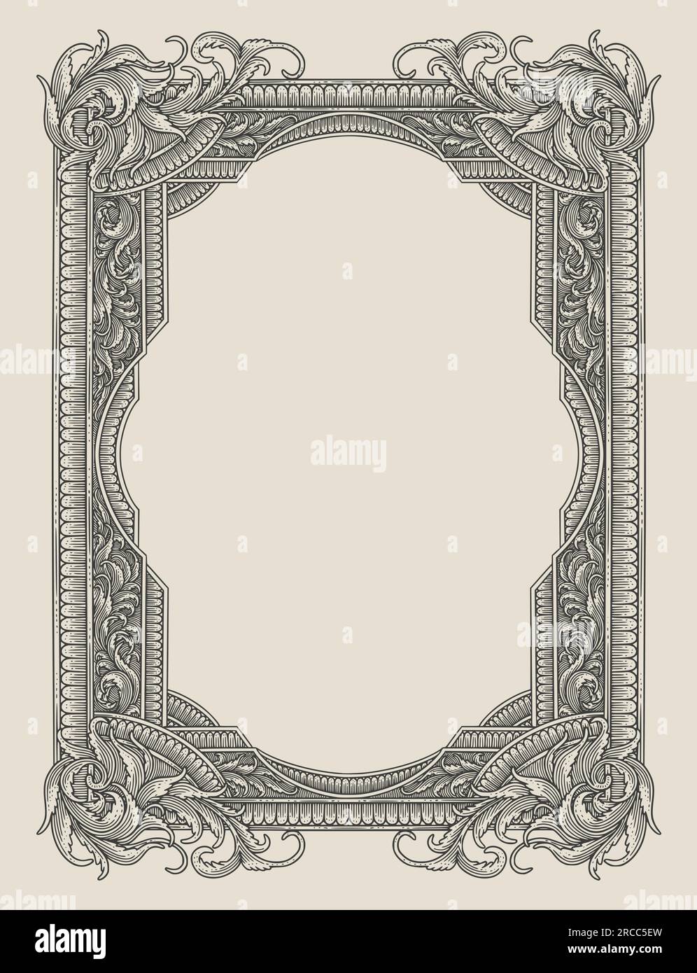 Antique Picture Frames Vector