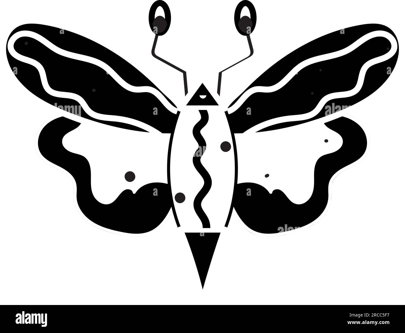 Isolated silhouette of a moth sketch Vector Stock Vector Image & Art ...