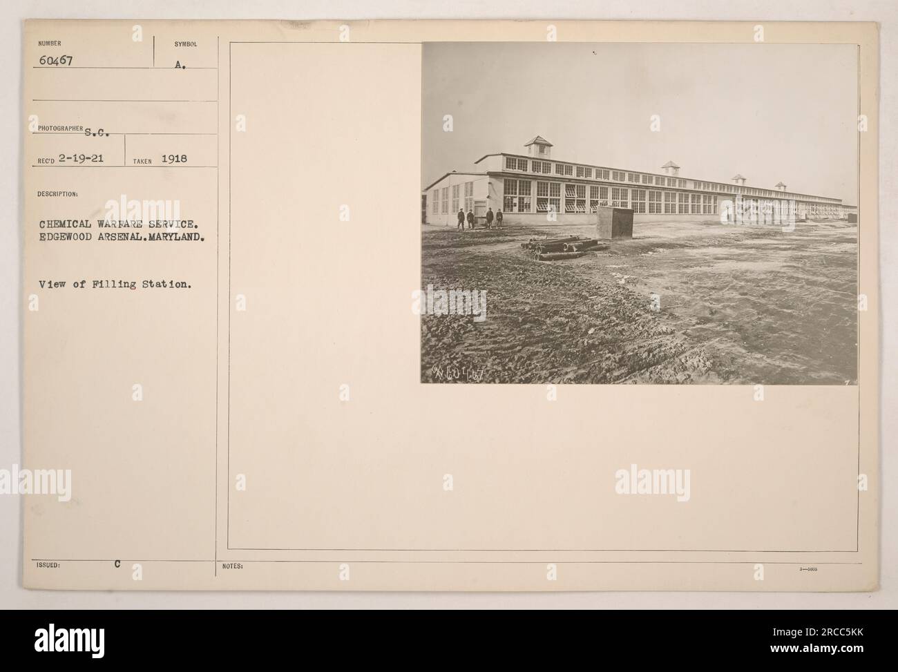 Image of a filling station at Edgewood Arsenal in Maryland. Taken in ...