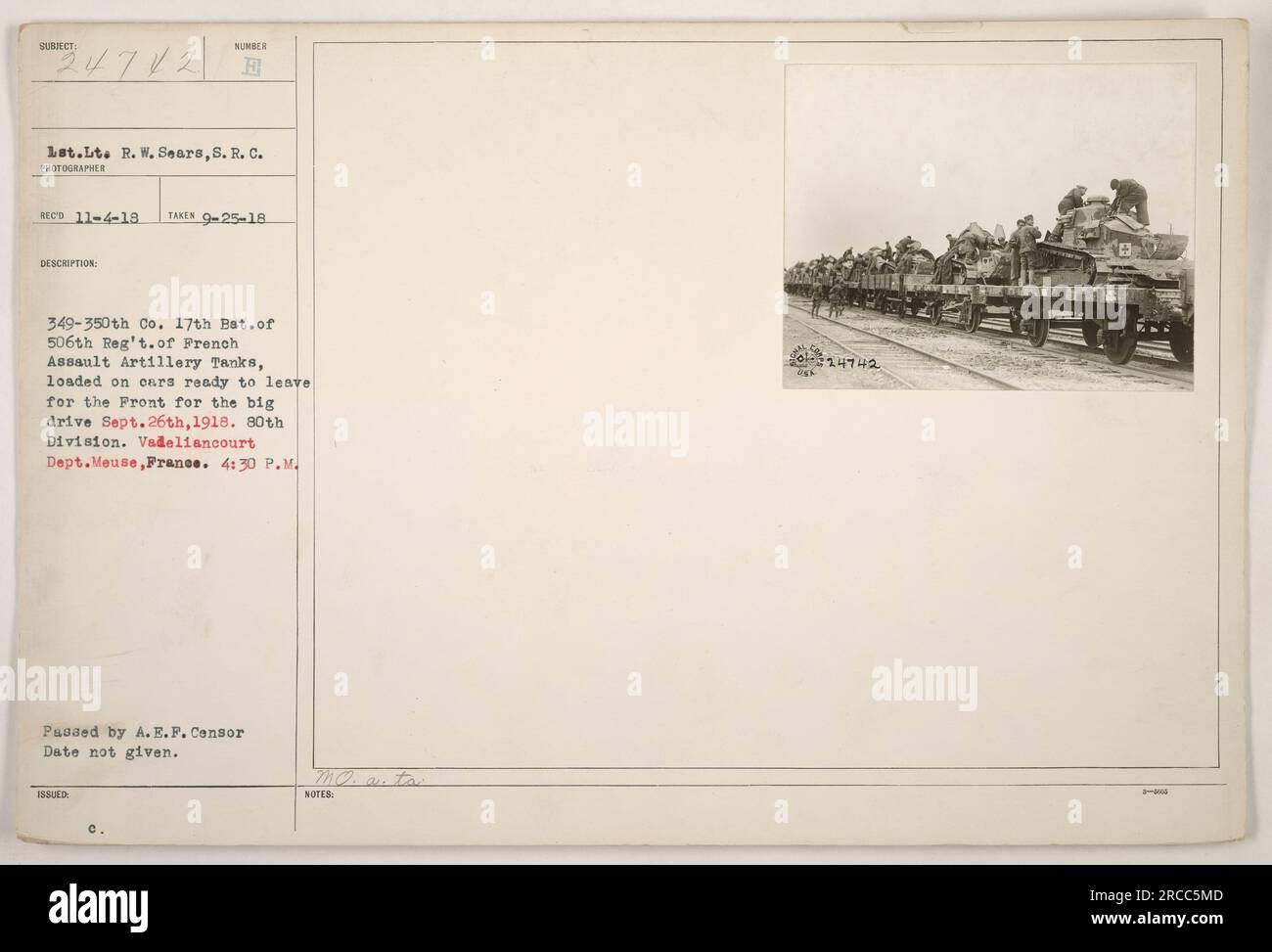 French assault artillery tanks hi-res stock photography and images - Alamy