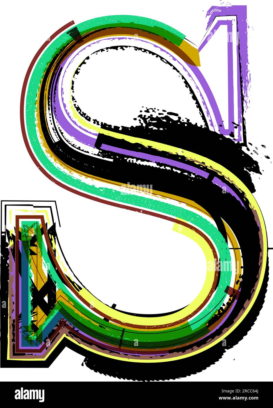 Letter s uppercase Stock Vector Images - Alamy