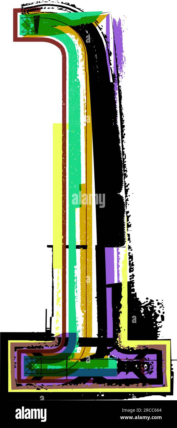 art sketched fonts, lowercase symbols, vector illustration letter l Stock Vector Image & Art - Alamy