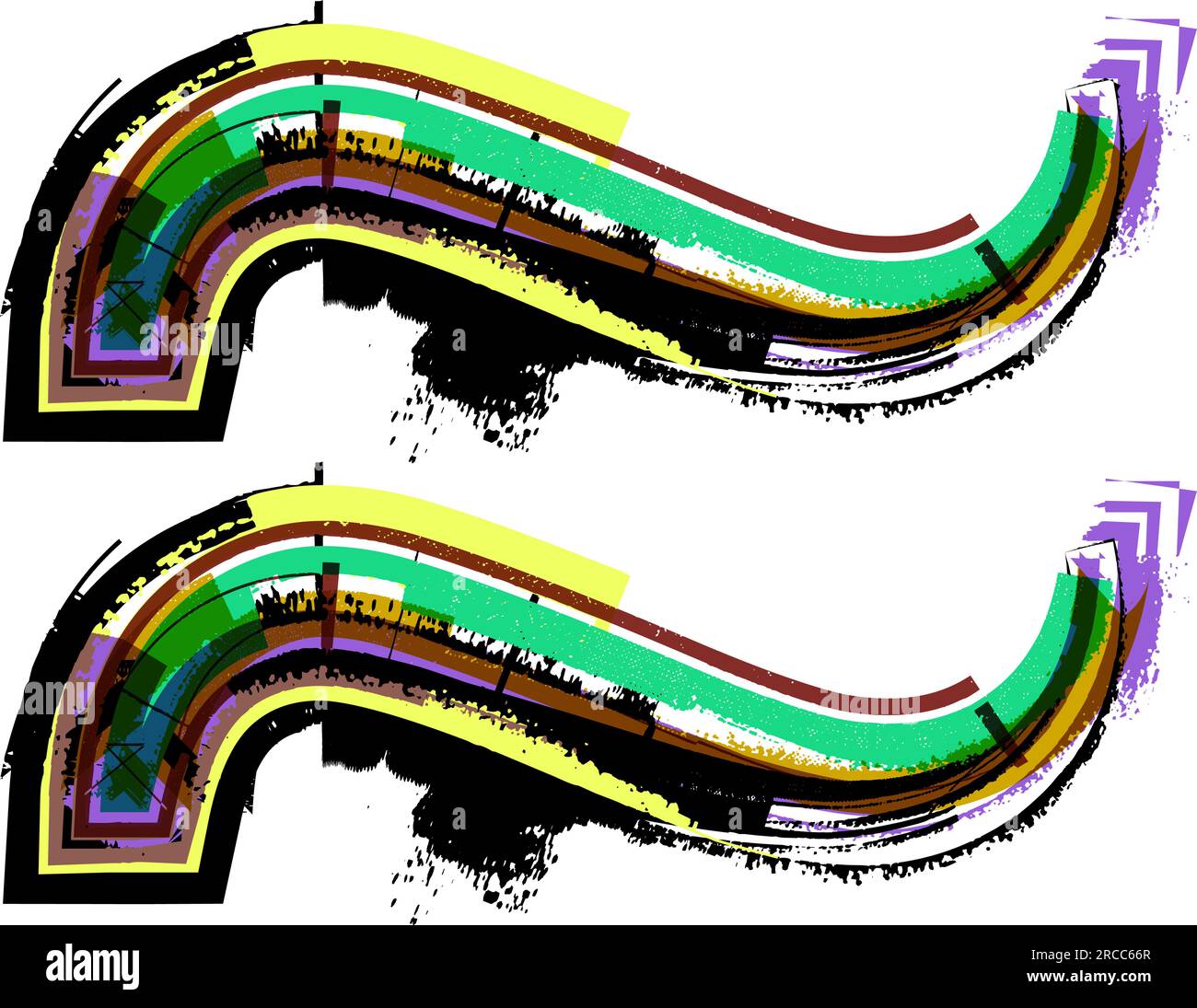 art sketched symbols fonts, vector illustration Stock Vector Image ...