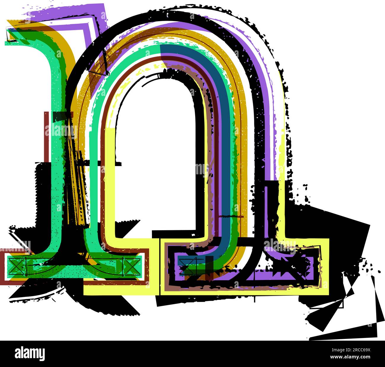 art sketched fonts, lowercase symbols, vector illustration letter n Stock Vector Image & Art - Alamy