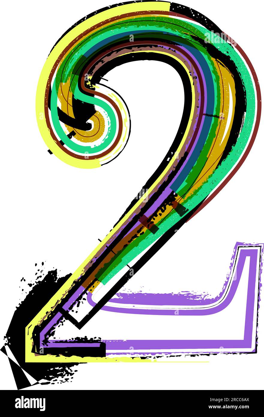 Two graffiti Stock Vector Images - Alamy