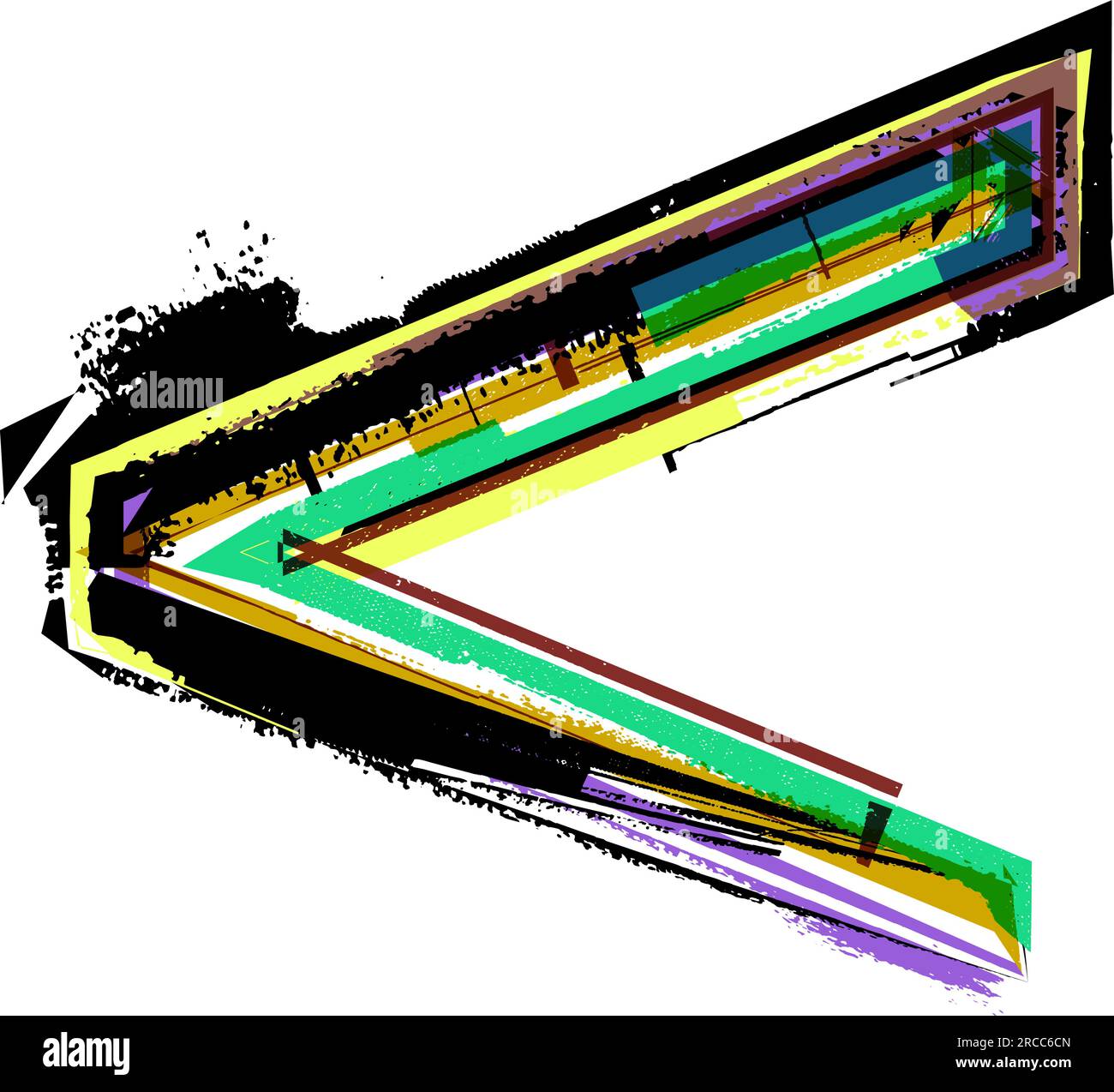 art sketched symbols fonts, vector illustration Stock Vector Image ...