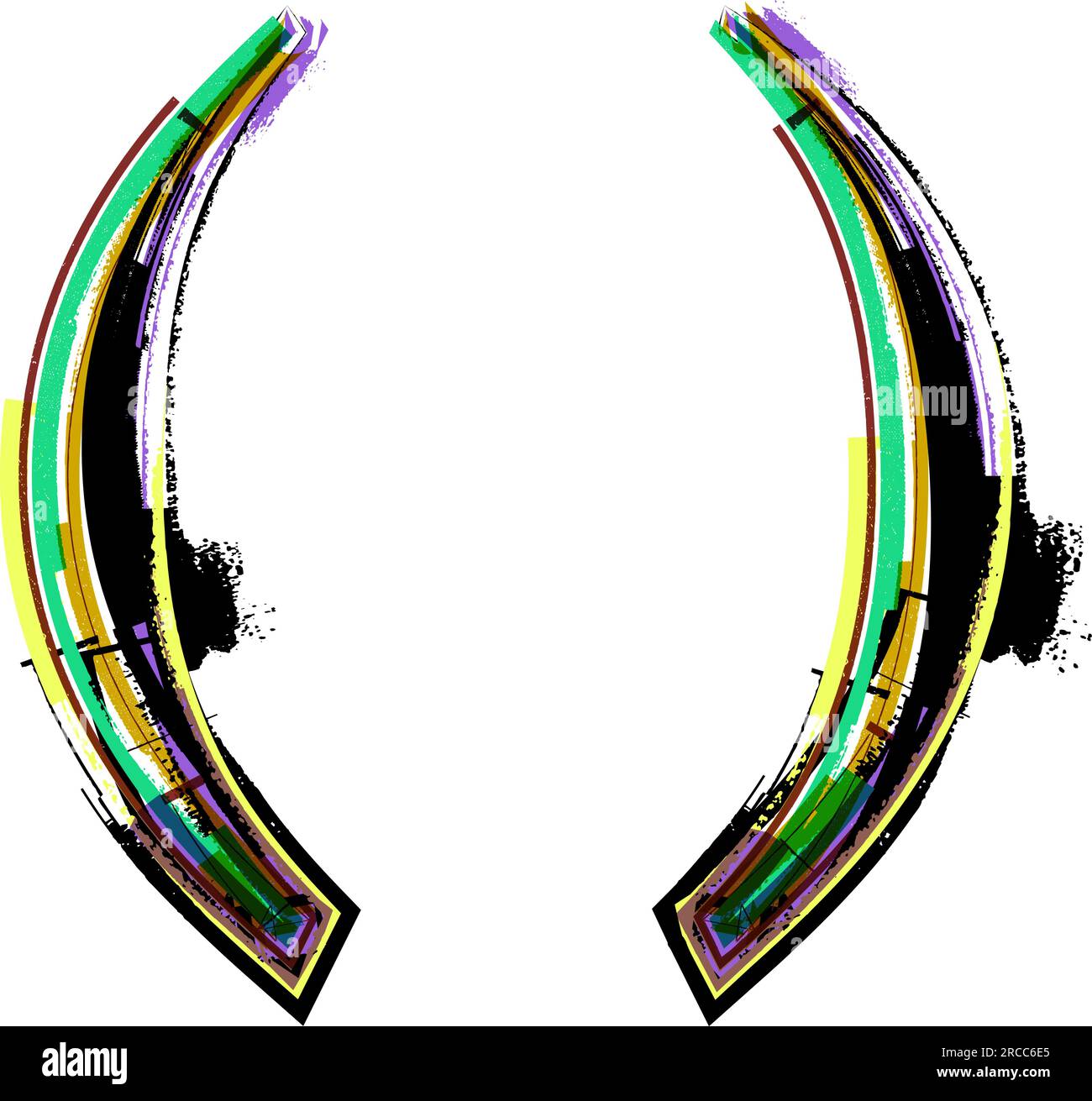 art sketched symbols fonts, vector illustration Stock Vector Image ...