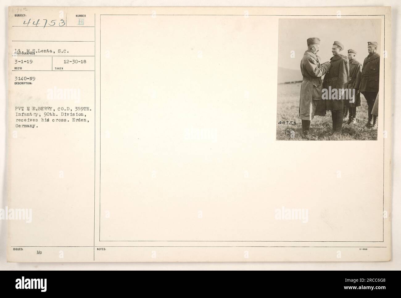 359th infantry hi-res stock photography and images - Alamy