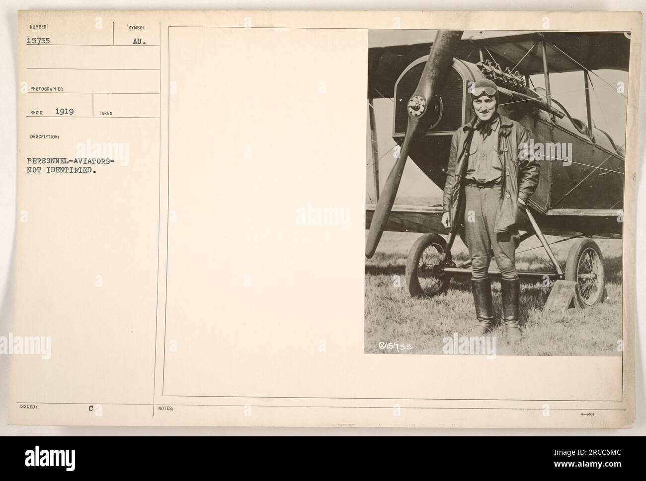 Image description: A black and white photograph taken in 1919, showing ...