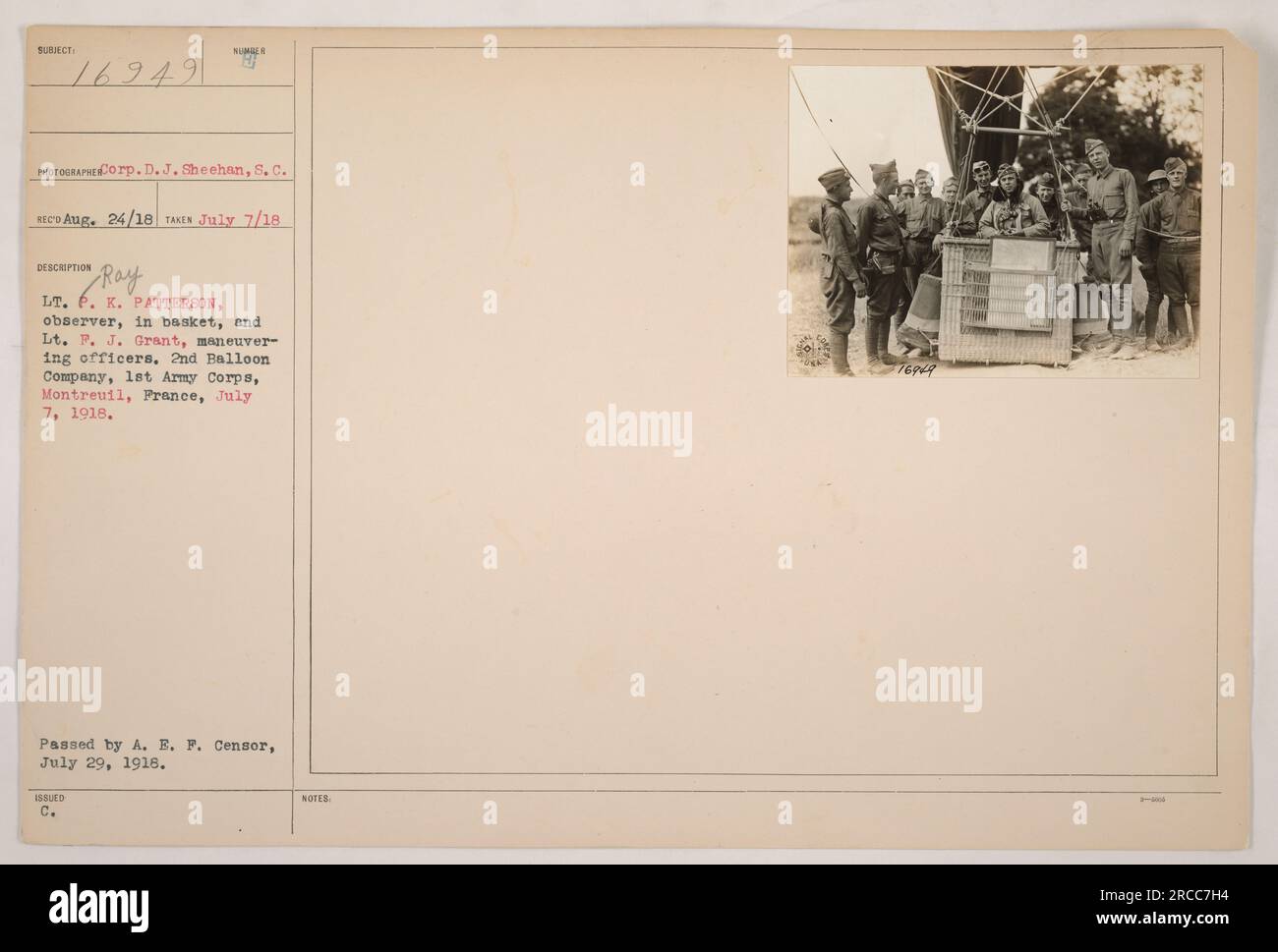 Lt p j grant hi-res stock photography and images - Alamy