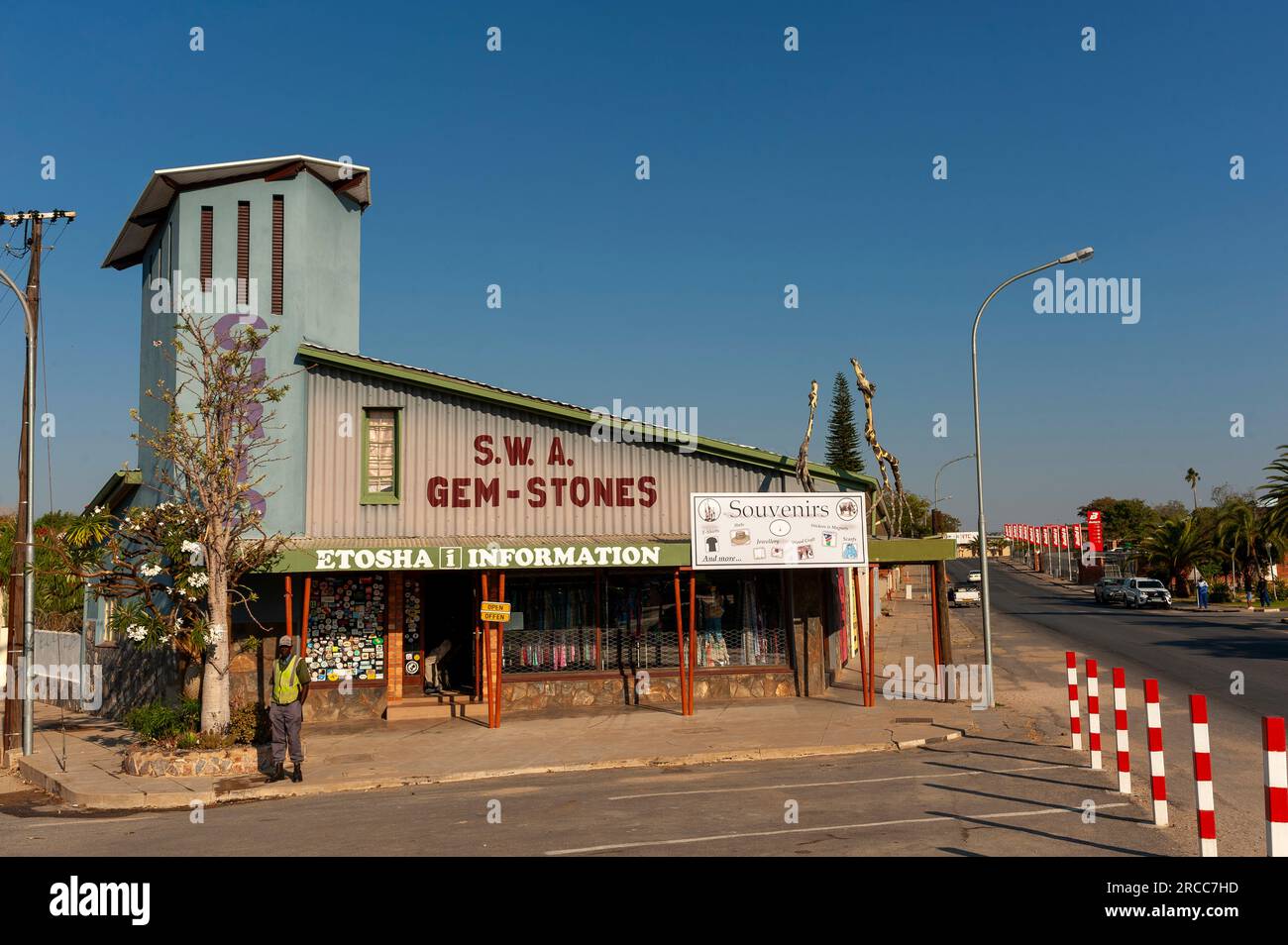 Street scene at Outjo town, northern Namibia Stock Photo - Alamy