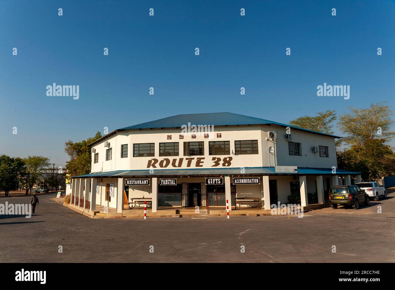 Street scene at Outjo town, northern Namibia Stock Photo - Alamy